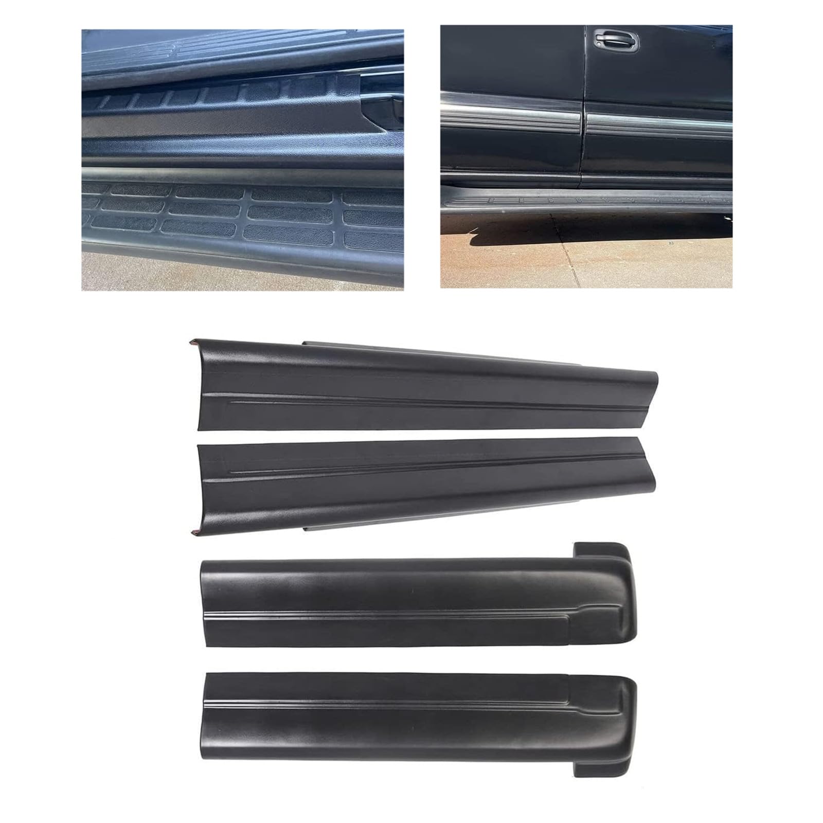 Amazon.com: KUAFU Rocker Panel Guard Compatible with 1999-2007 Chevy ...