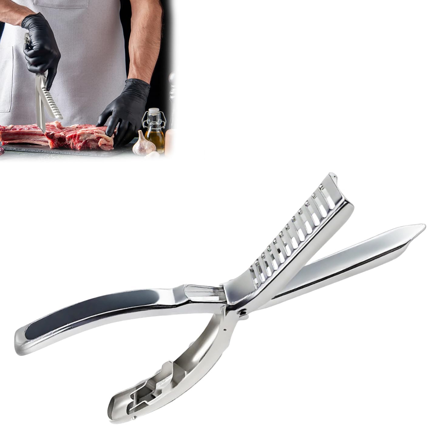 Amazon.com: Rib Membrane Removal Tool, Rib Prep Tool Pro, Stainless ...