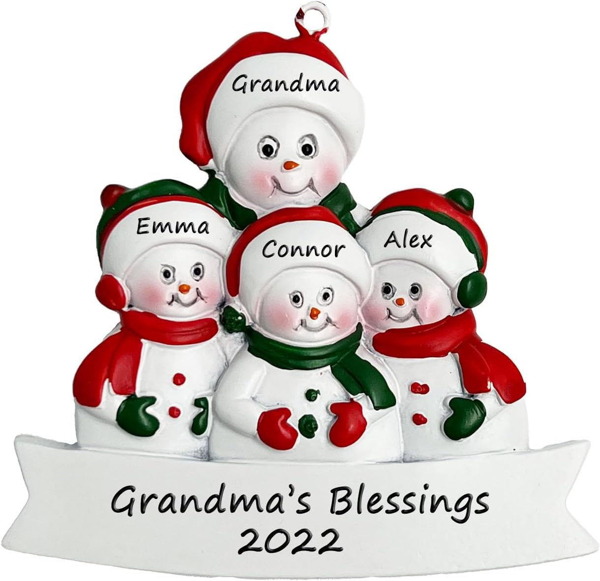 Amazon.com: CHEERZEER CUSTOMIZE Grandmother and 3 Grandchildren ...