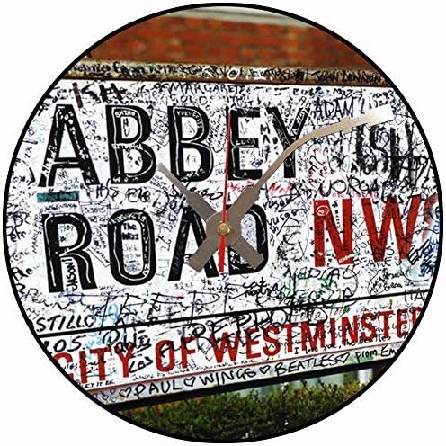 Iconic Abbey Road vinyl record wall clock (Beatles) : Amazon.co.uk ...