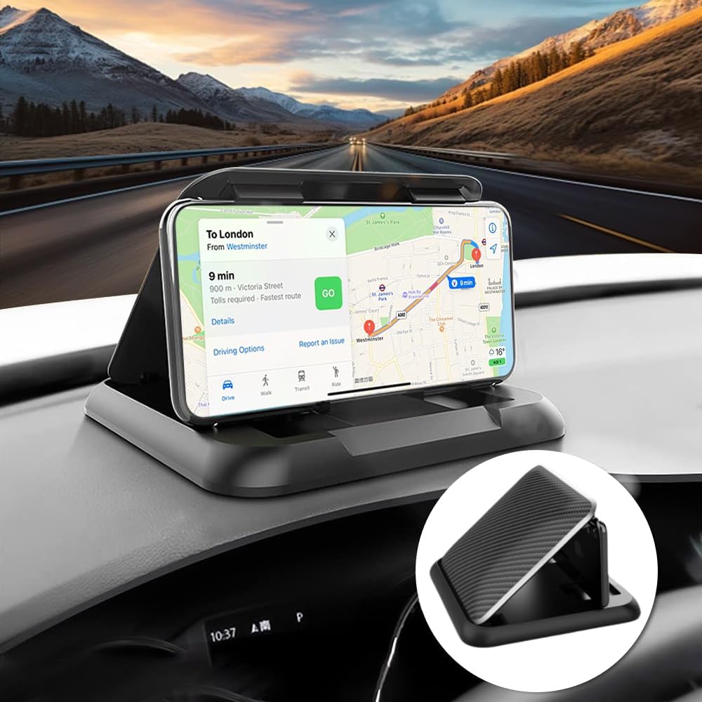 Amazon.com: Multifunction Car Anti-Slip Mat with Auto Phone Holder and ...