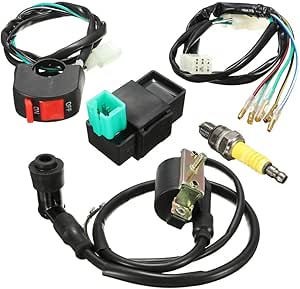 Amazon.com: Soaying Wiring Kill Switch Coil CDI Plug for 110cc 125cc ...