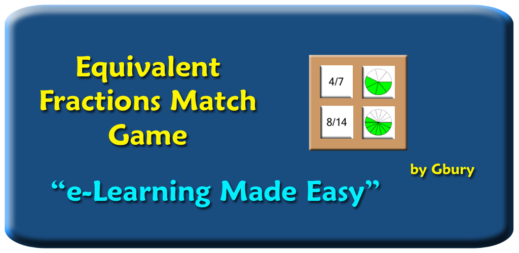 Aplicación Math Equivalent Fractions Matching Game en Amazon Appstore
