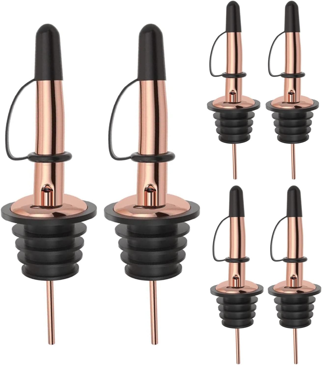 Amazon.com: 48 Pack Stainless Steel Classic Bottle Pourers For Alcohol ...