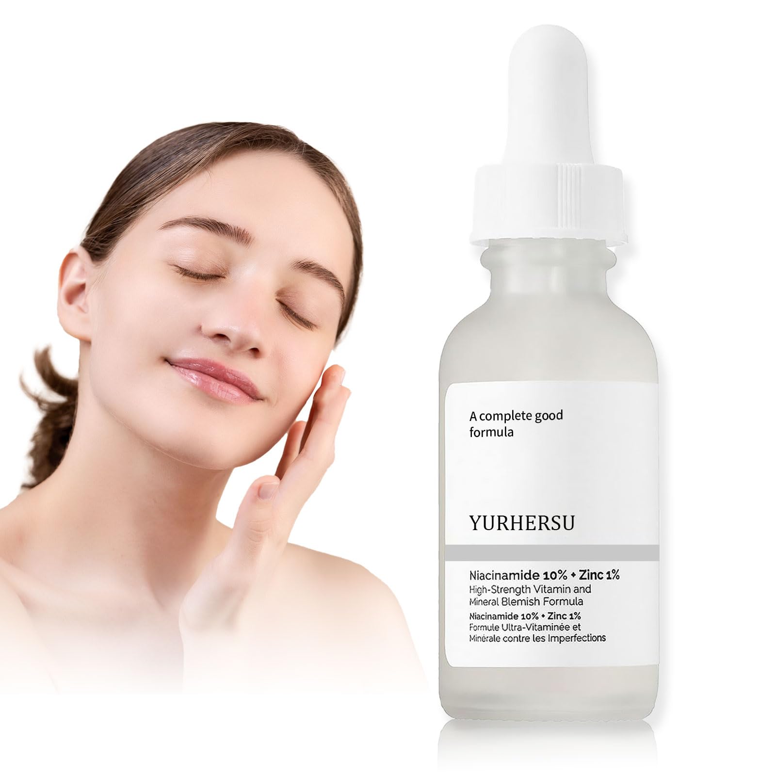 Niacinamide 10% + Zinc 1% Serum, Gesichtsserum für Öl Kontrolle und ...