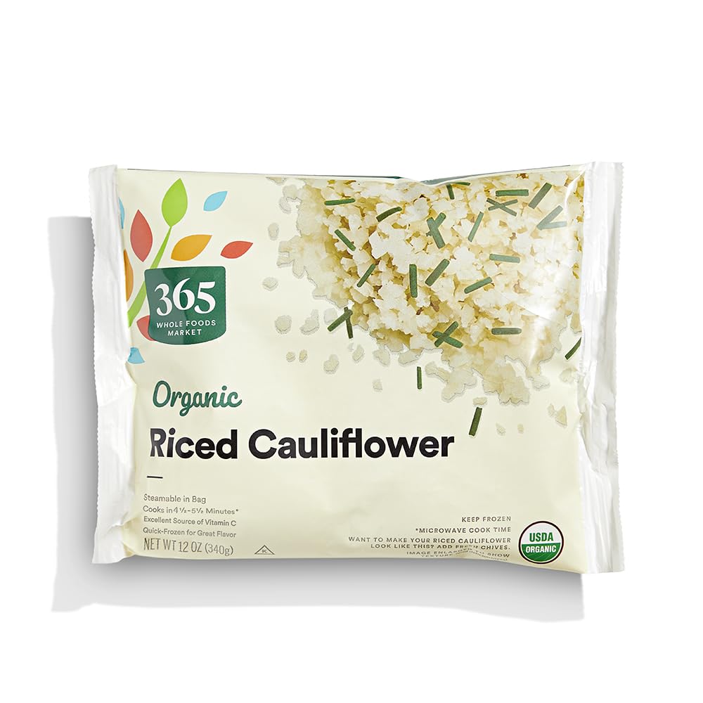 365 by Whole Foods Market, Organic Riced Cauliflower, 12 oz, (Frozen)
