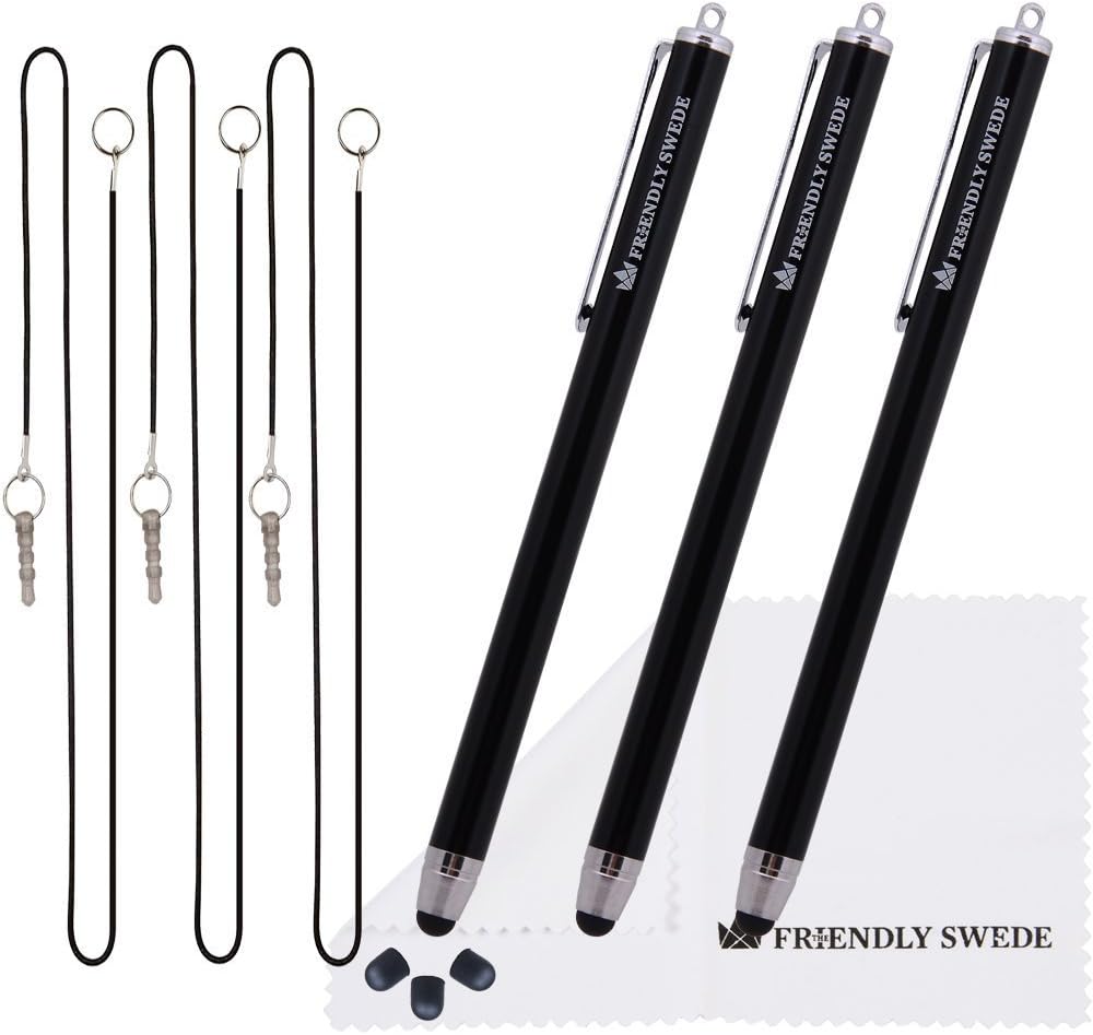 Amazon.com: Xiaokeis 2 Pcs Portable Spring Rope Stylus Pen, Scratch ...