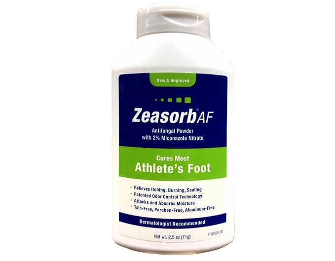 Amazon.com : Zeasorb-AF Super Absorbent Antifungal Powder 2.5 oz(3 Pack ...