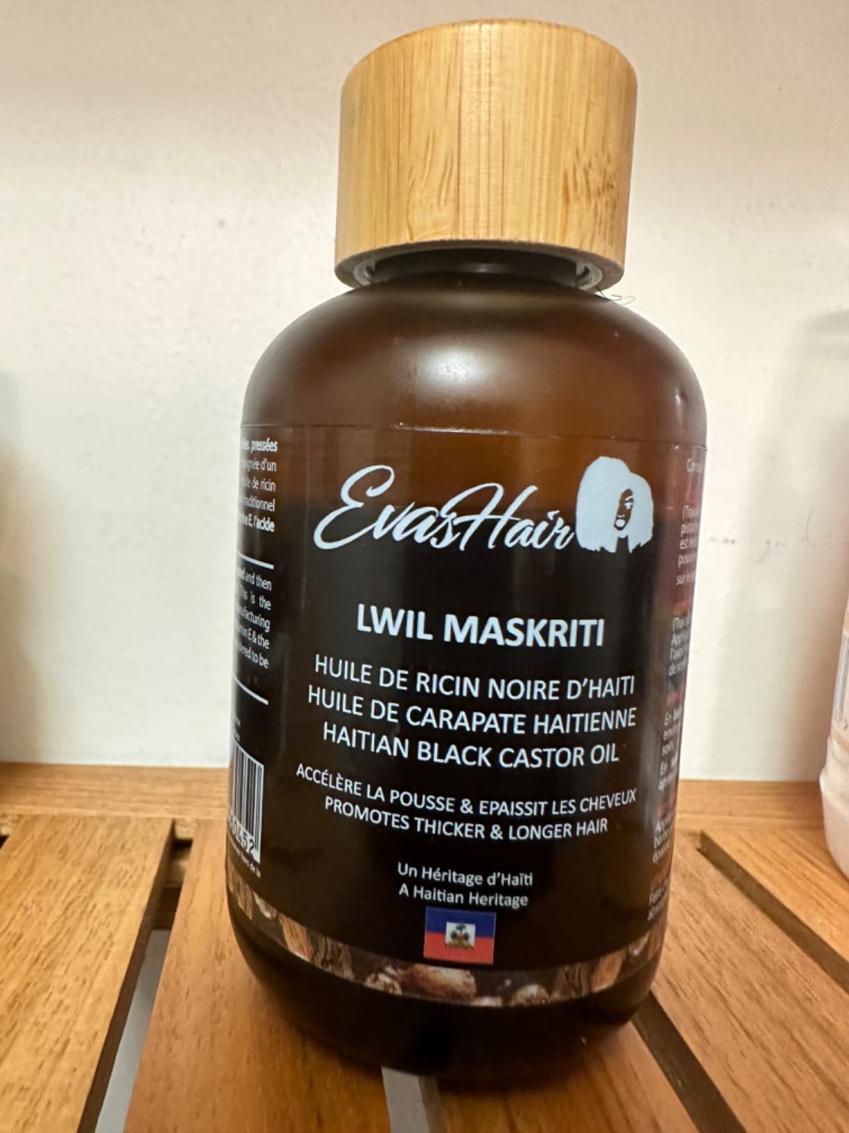 Lwil Maskriti/Huile de ricin noire d’Haïti - 500ML : Amazon.fr: Beauté ...