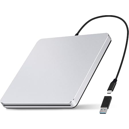 Amazon.com: VersionTECH. External DVD Drive, USB Type-C DVD Player ...