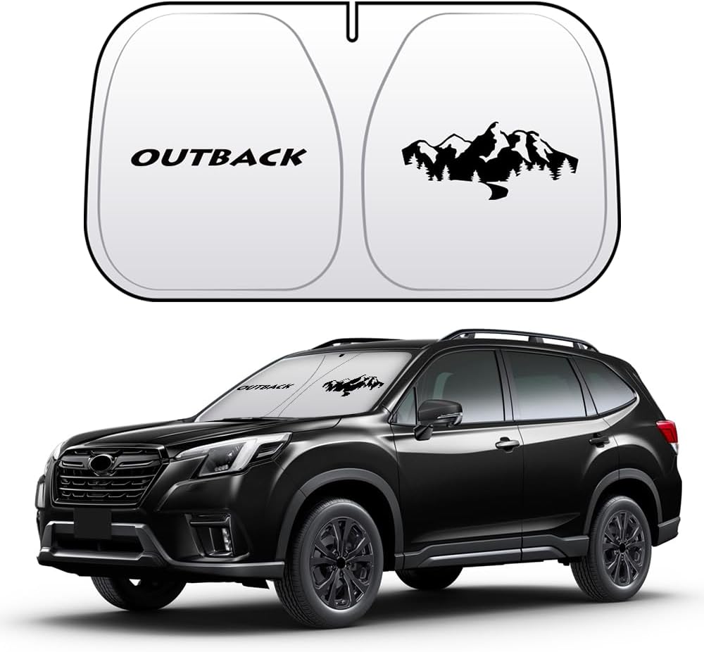 Amazon | スバル レガシィ アウトバック BT 6代目 専用 サンシェード BT5 BT9対応 フロントガラス用 UVカット 日よけ 折り畳み式 車用パラソル 車中泊 カスタムパーツ ...