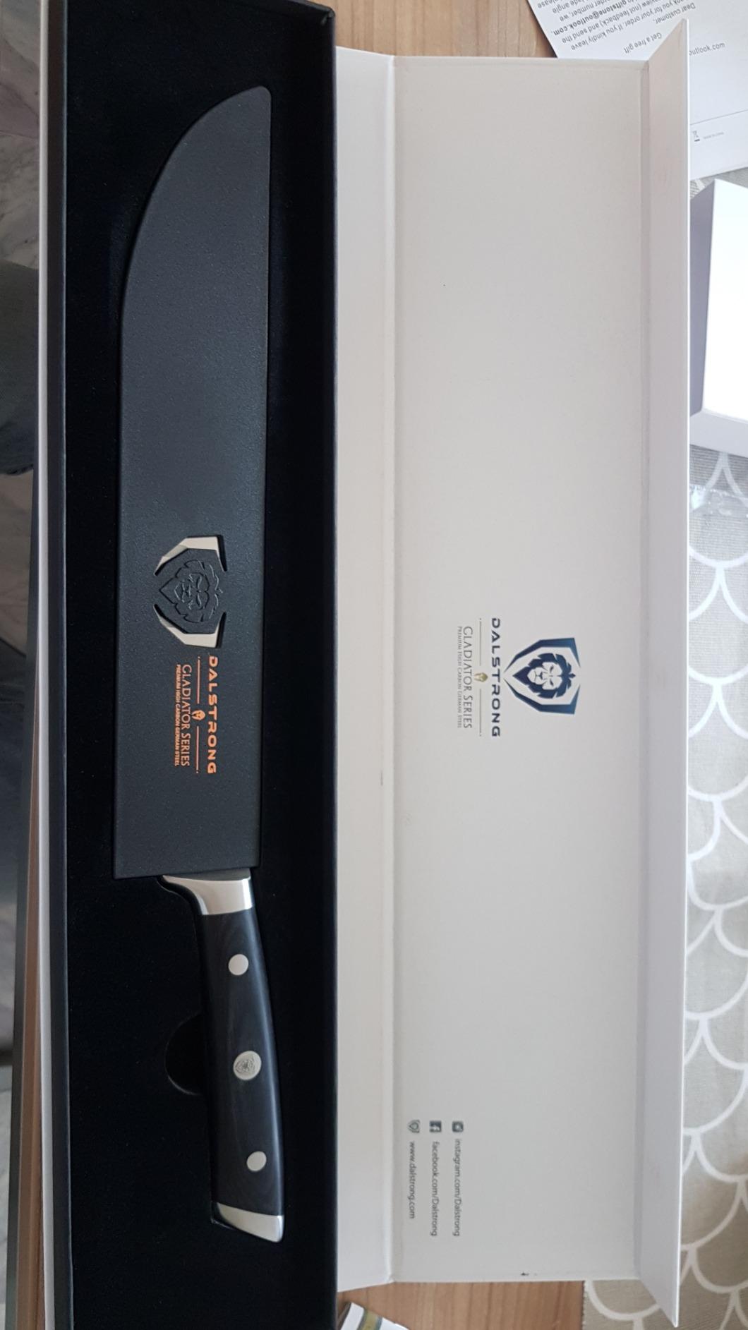 DALSTRONG Butcher Breaking Cimitar Knife - 10" Slicer - Gladiator ...