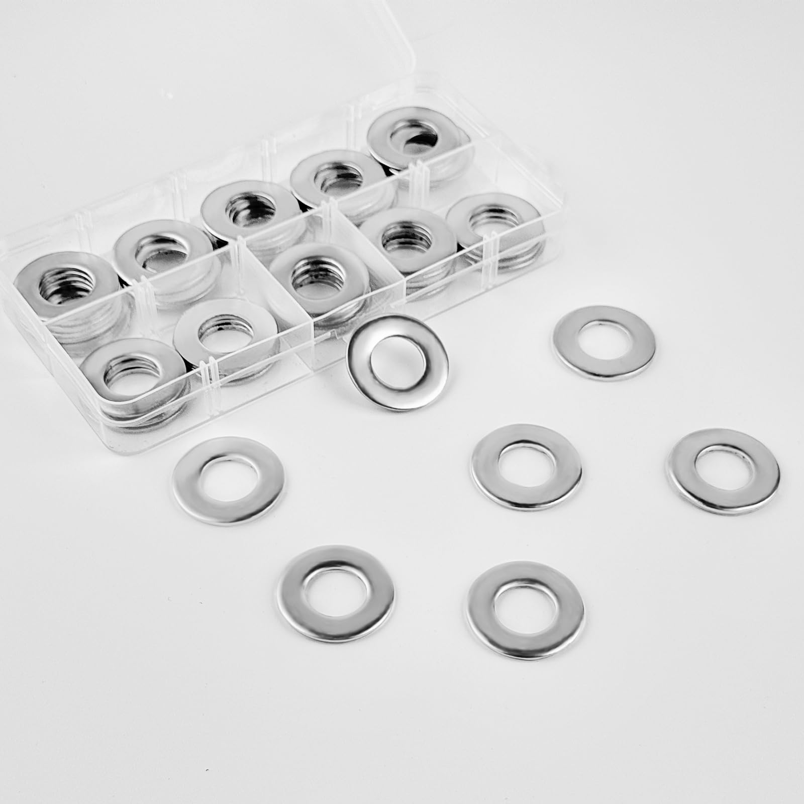 Snapklik.com : Stainless Steel Flat Washers For Screws, Flat Washers ...
