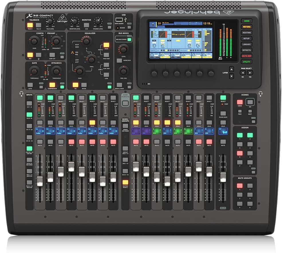 Amazon.com: Midas M32C Digital Rack Mixer for Installed and Live Sound ...