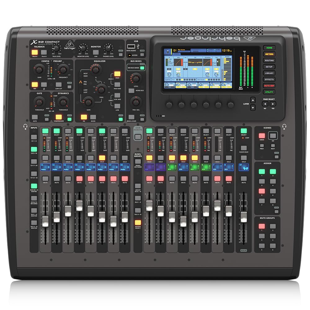 Behringer X32 Compact 40 Input Digital Mixing Console With 16 ...