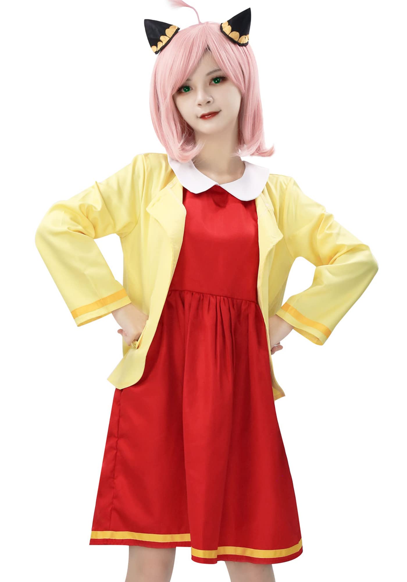 C Zofek Anya Forger Costume Cosplay Anya Forger Uniform Dress ...