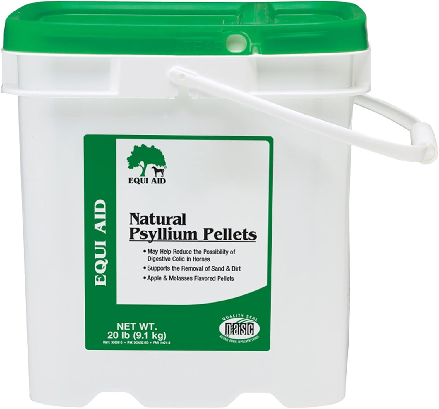 Farnam Equi Aid Natural Horse Psyllium Pellets Supplement, Supports ...