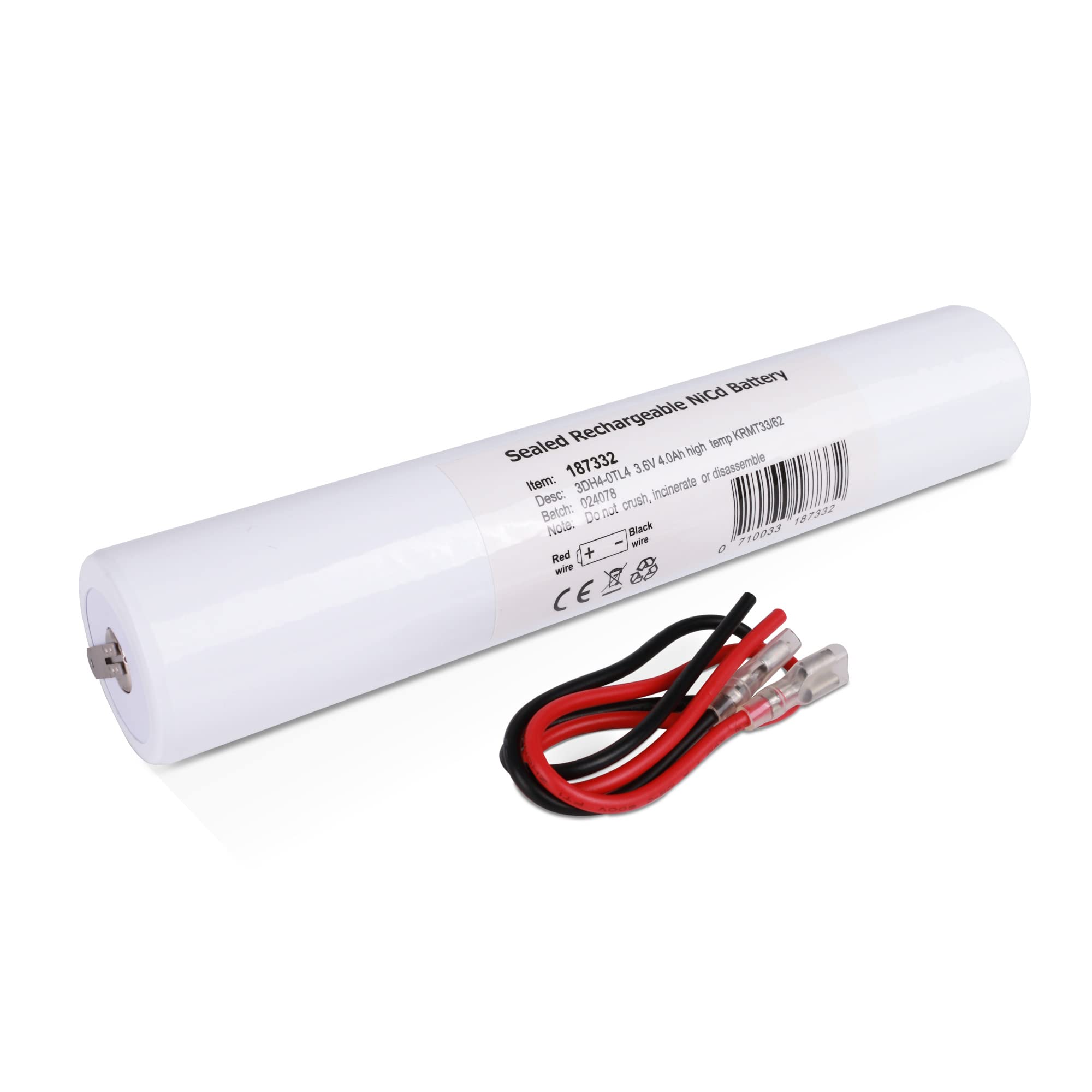 Bright Source 3 D Cell Inline Stick 3.6v 4000mAh Rechargeable Emergency ...
