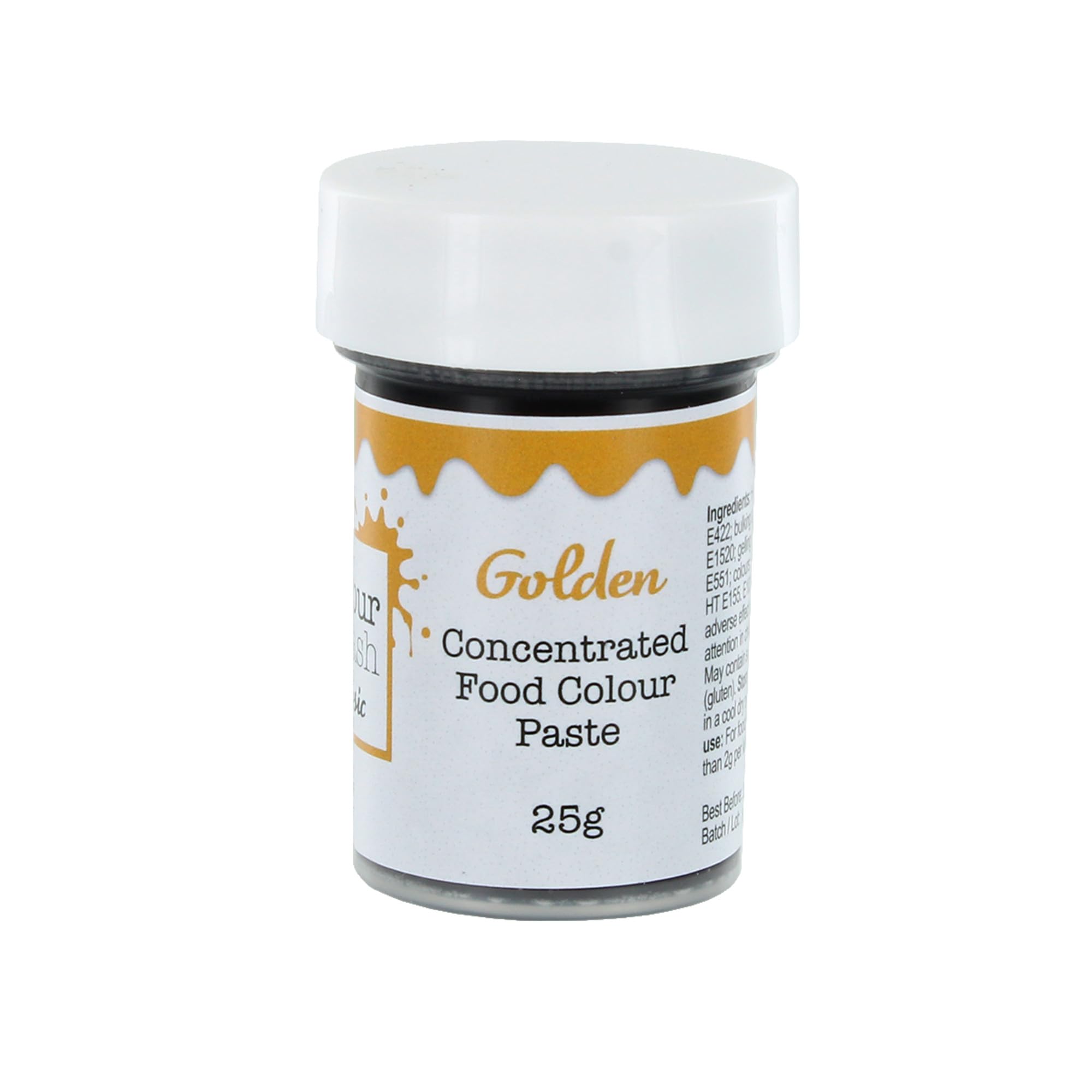Colour Splash Concentrated Food Colouring Paste | Golden | Vibrant ...