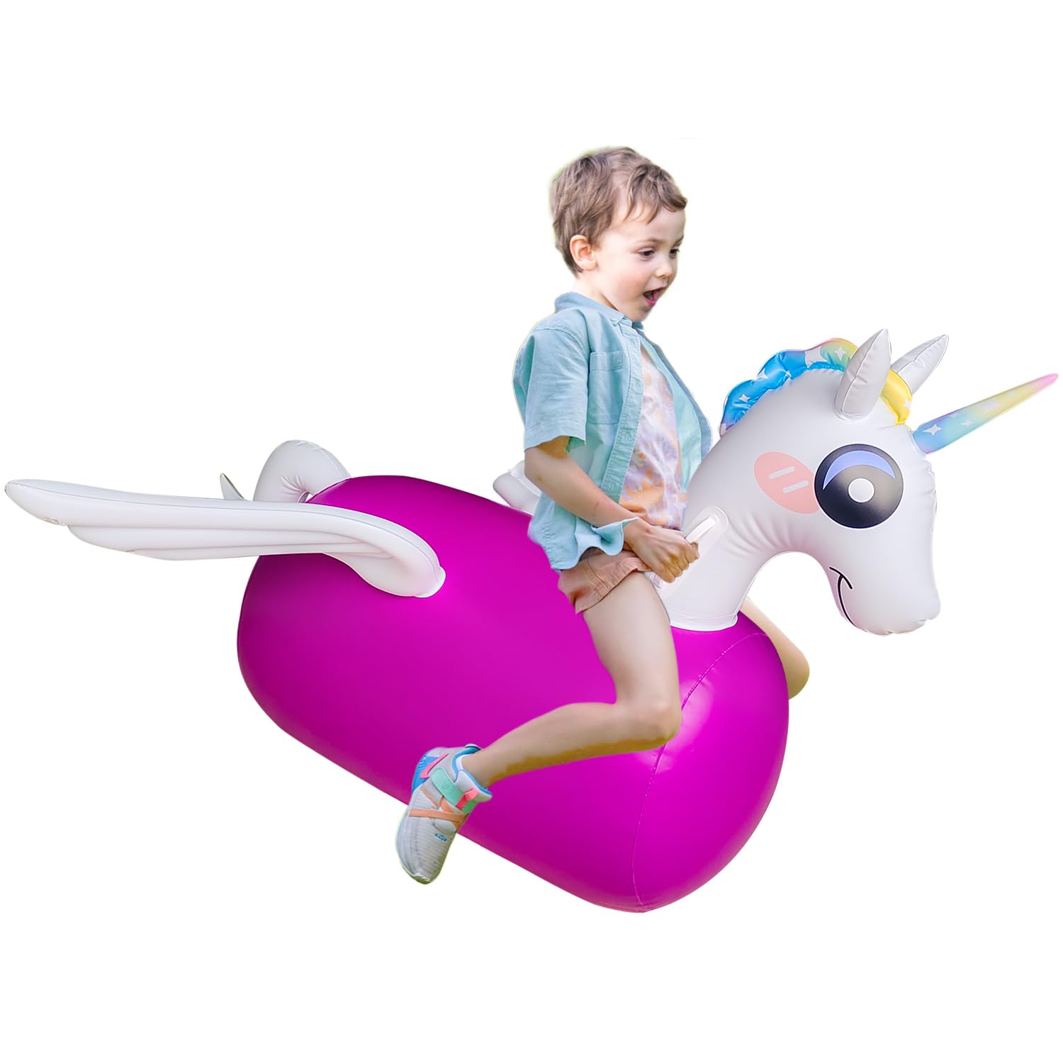Amazon.com: Kid Bouncy un-icornToy,Kid Jumping Animal Toy, Kid Favorite ...