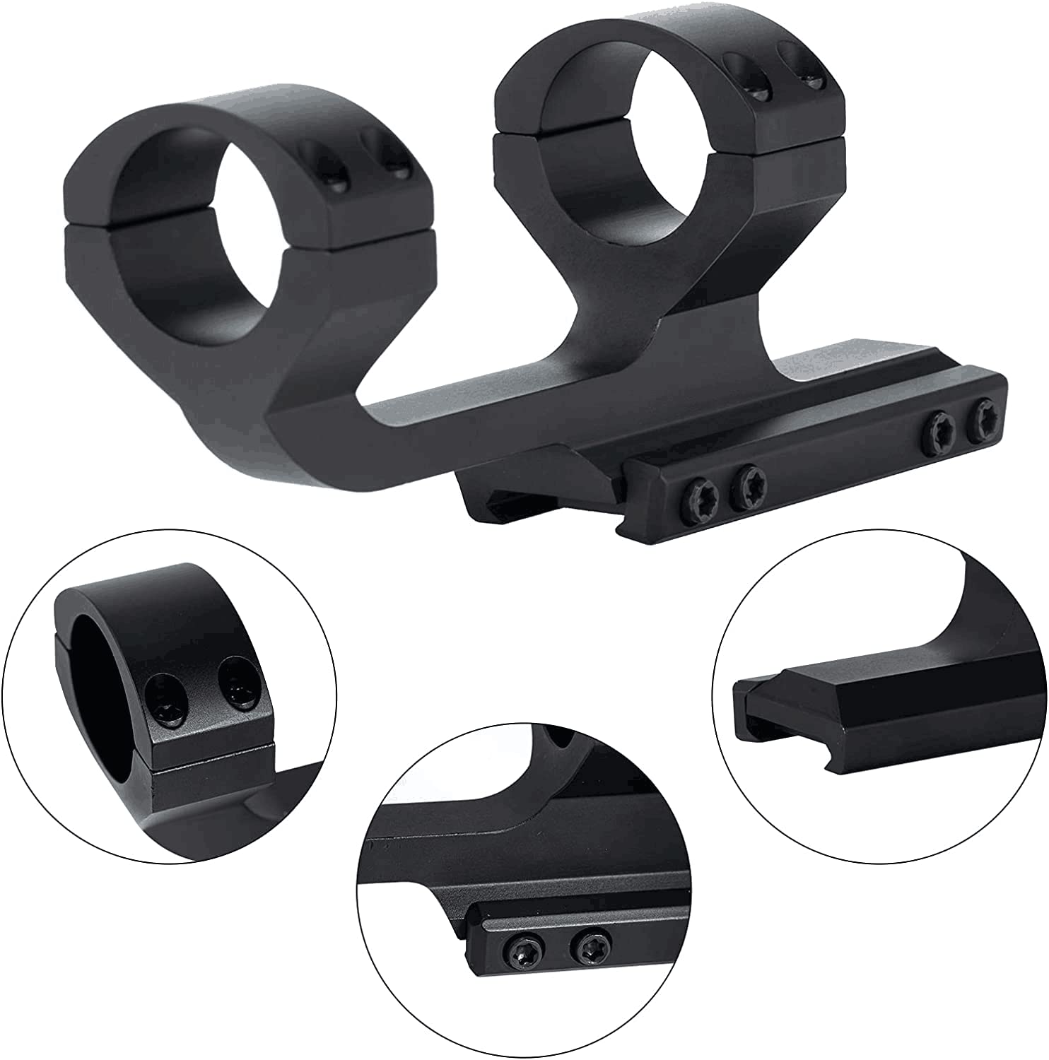 Slim Offset Cantilever Picatinny Scope Mount ï¼ŒOffset Ring Riflescope ...