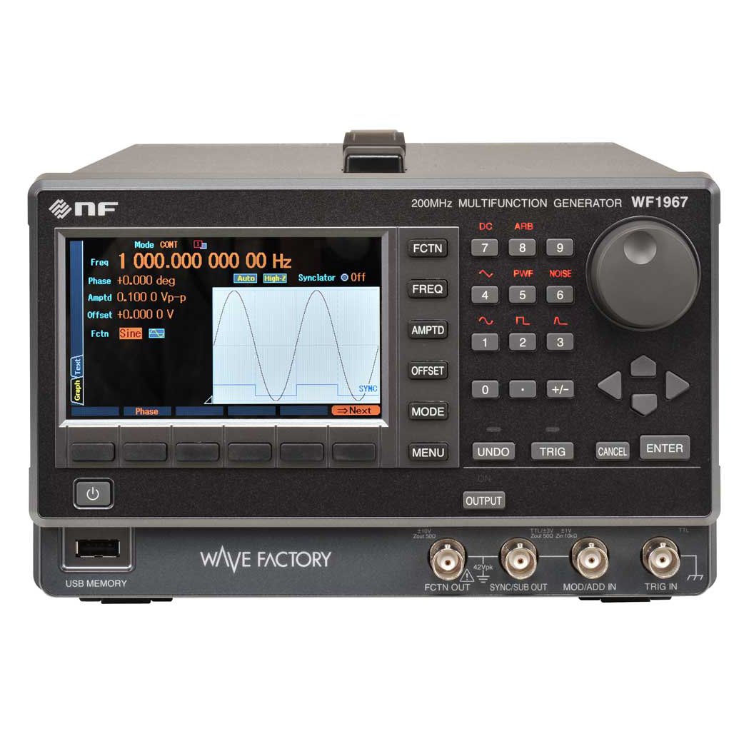 NF Corp. 200MHz 1Channel Multifunction Generator, WF1967: Amazon.com ...