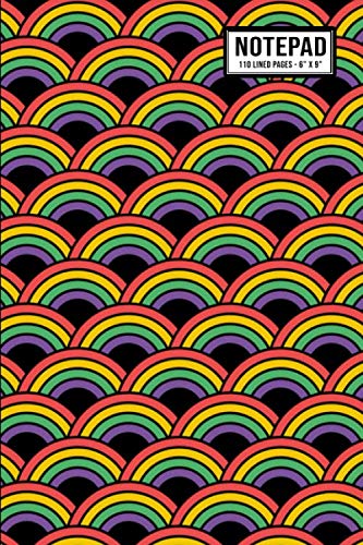 Amazon.com: Rainbow Notepad: Rainbow Small Lined Notepad / Notebook ...