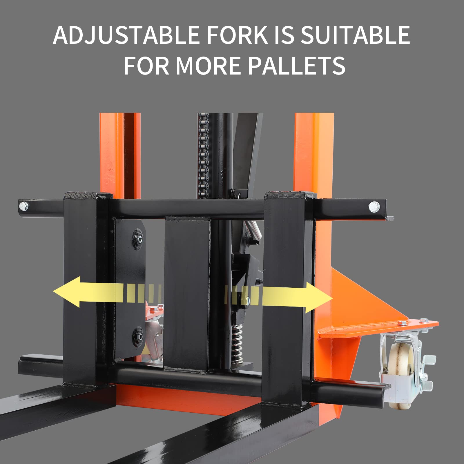 Buy Tory Carrier Manual Forklift Material Lifts Stacker with Adjustable ...