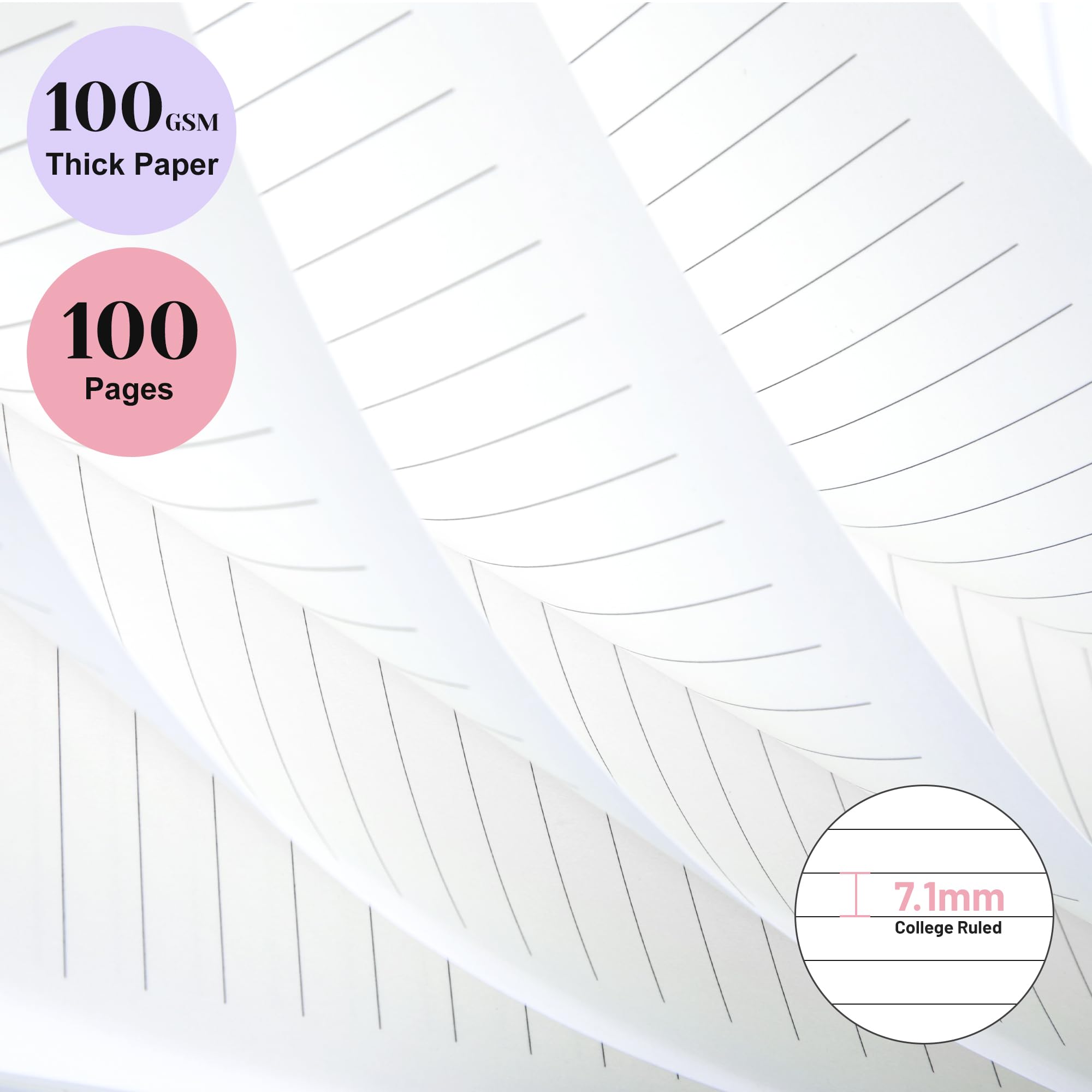 Snapklik.com : Yoment Spiral Notebook 8.5 X 11 A4 Large Notebooks For ...