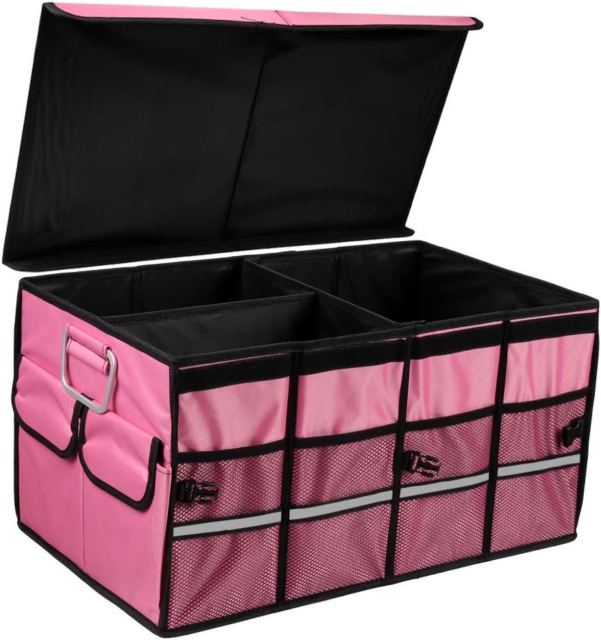 Amazon.com: AOKJOY Car Trunk Organizer Car Storage Organizer ...