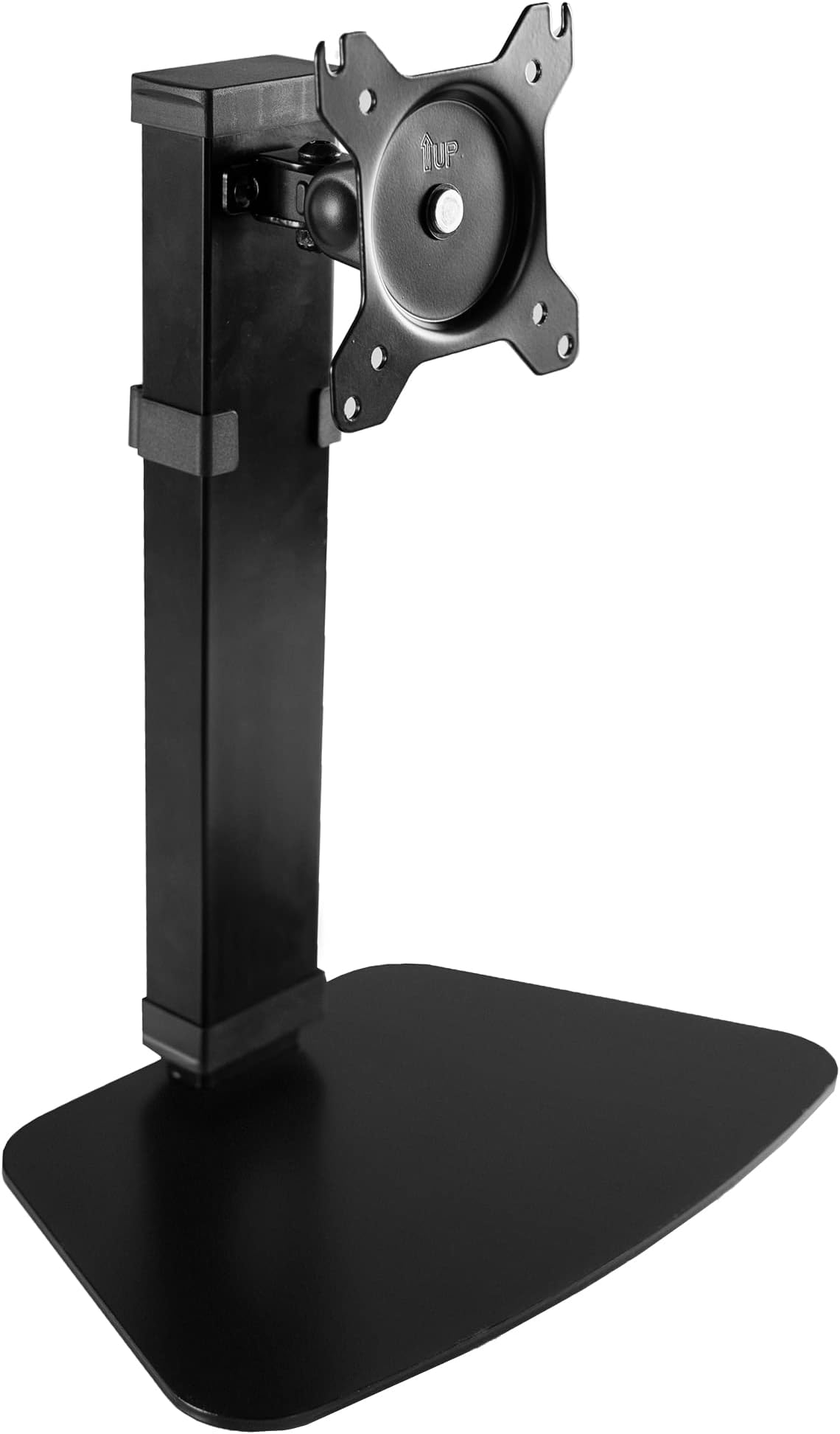 Amazon.com: VIVO Pneumatic Free Standing Single Monitor Mount Desk ...