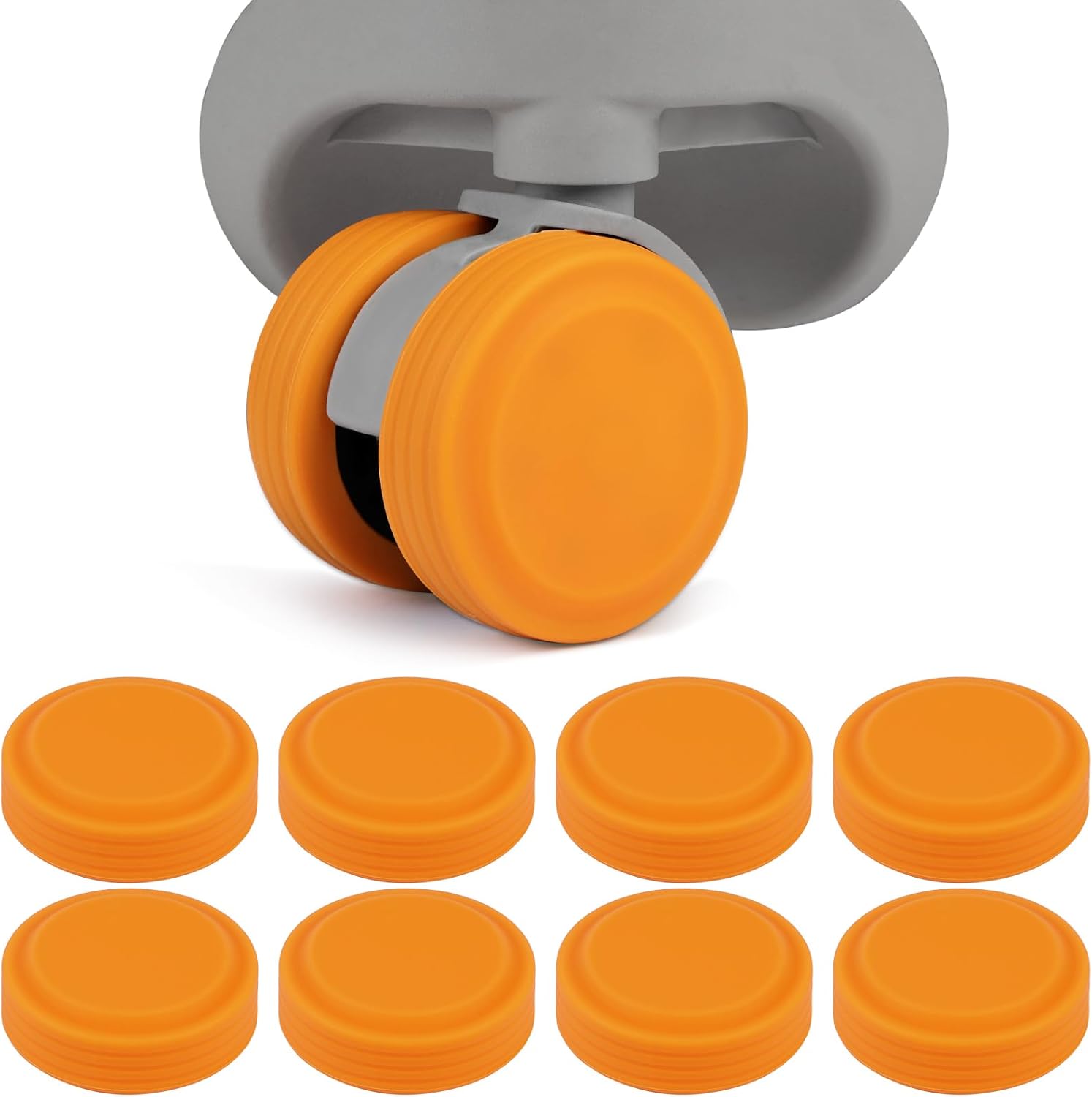 Amazon.com | AKURIEEY Luggage Wheel Covers, 8 Pcs Suitcase Wheel Covers ...