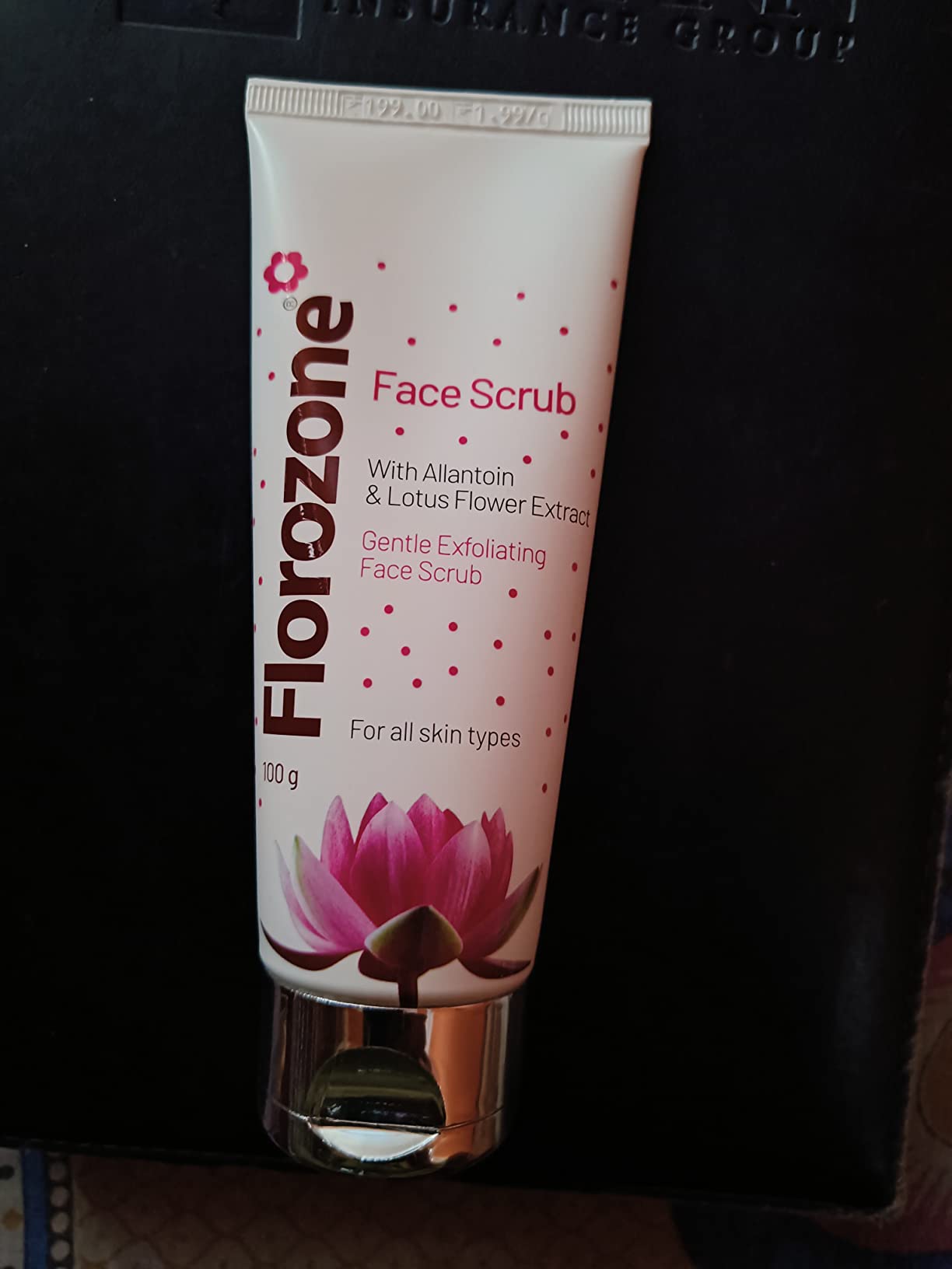 Buy Florozone Face Scrub with Lotus Flower extract & Allantoin, 100g ...
