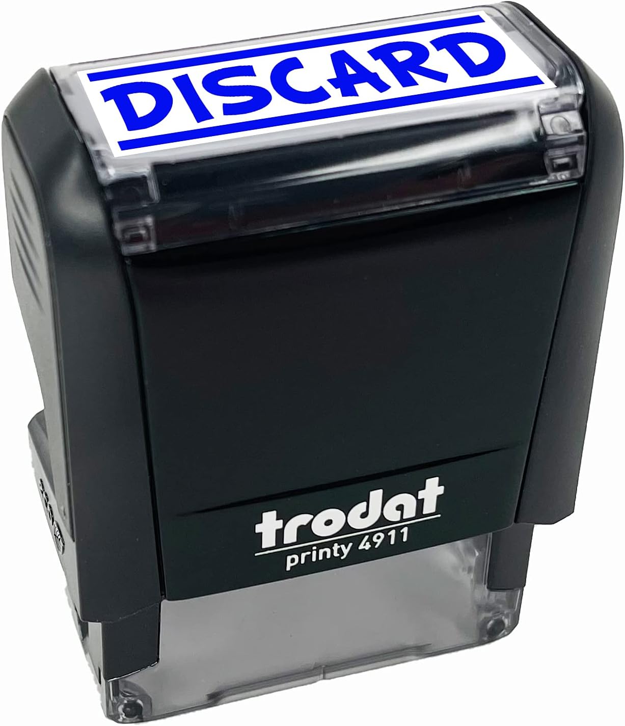Amazon.com: Discard Bold Self-Inking Rubber Stamp Ink Stamper for ...