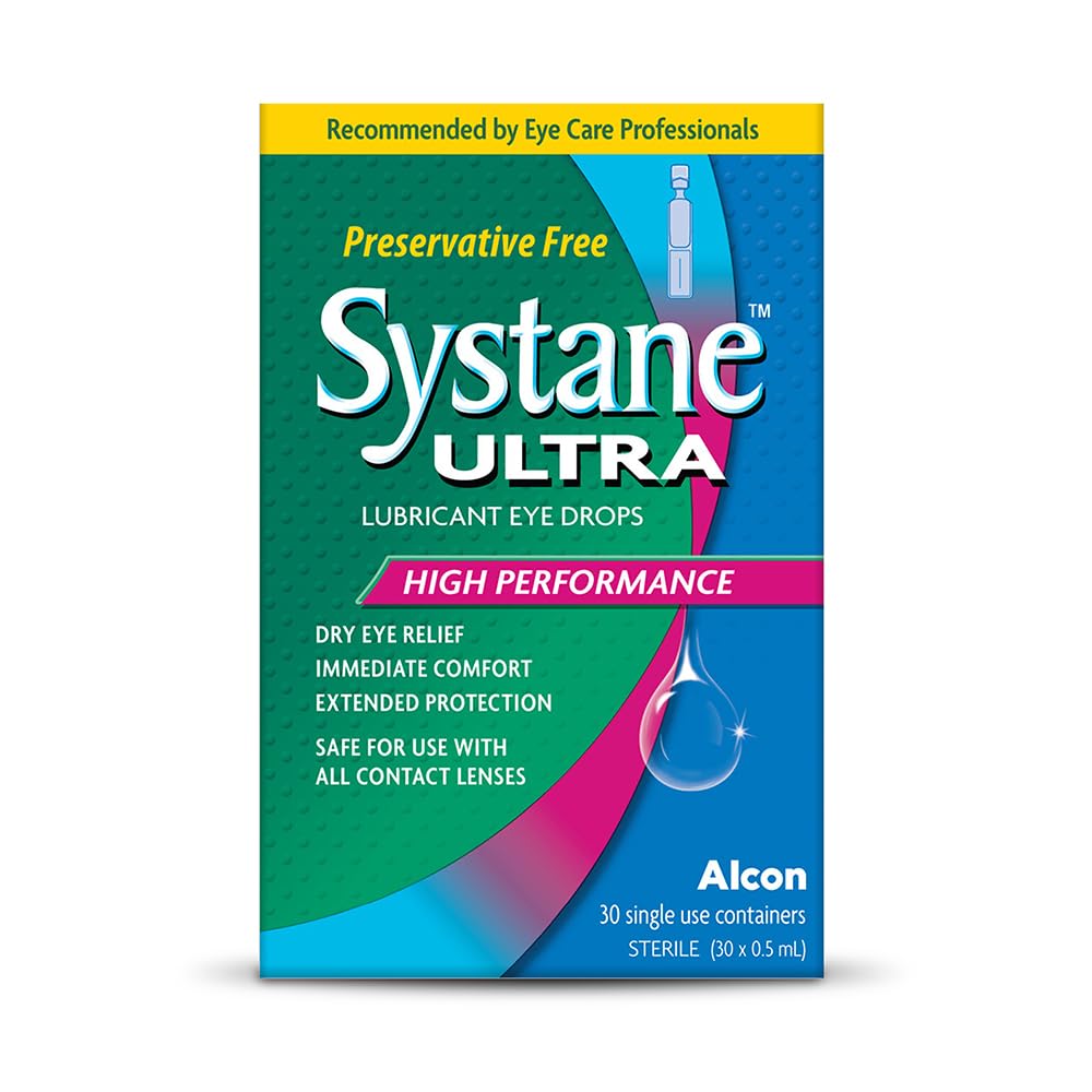 Systane Ultra Unidose Preservative Free Eye Drops for Dry Eye Relief ...