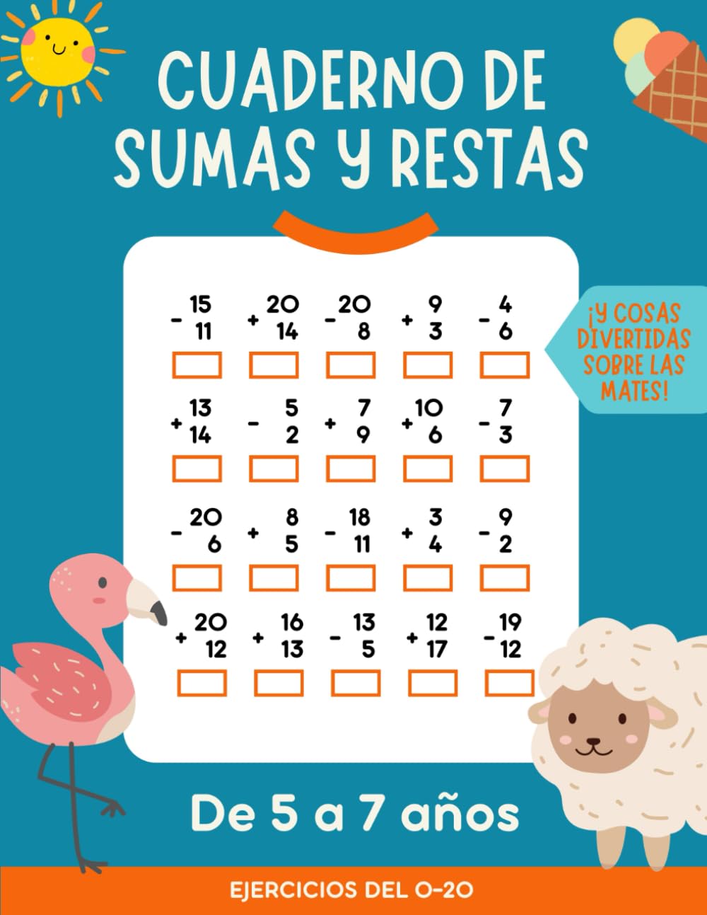 Sumas y Restas: cuaderno de ejercicios de matemáticas para niños de 5 a ...