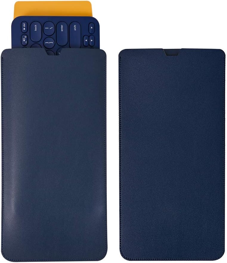 Amazon.com: GFANSY PU Leather Keyboard Sleeve for Logitech K380 ...
