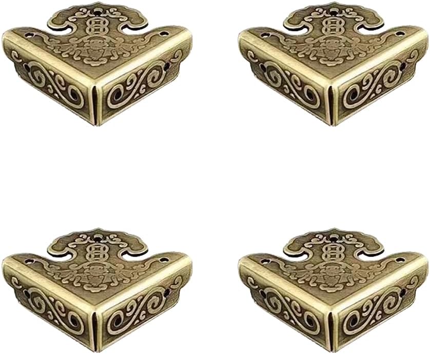 Amazon.com: CUTOOP 4Pcs Antique Brass Corner Protector Retro Design ...