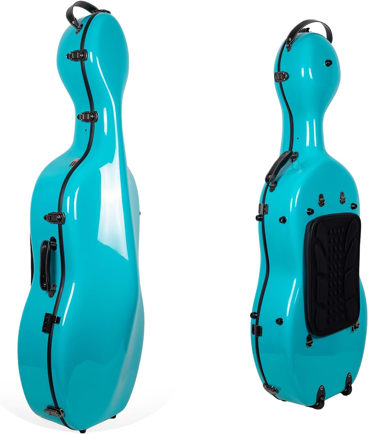 Amazon.com: Crossrock Fiberglass Cello Case with Wheels - Fits 4/4 Full ...
