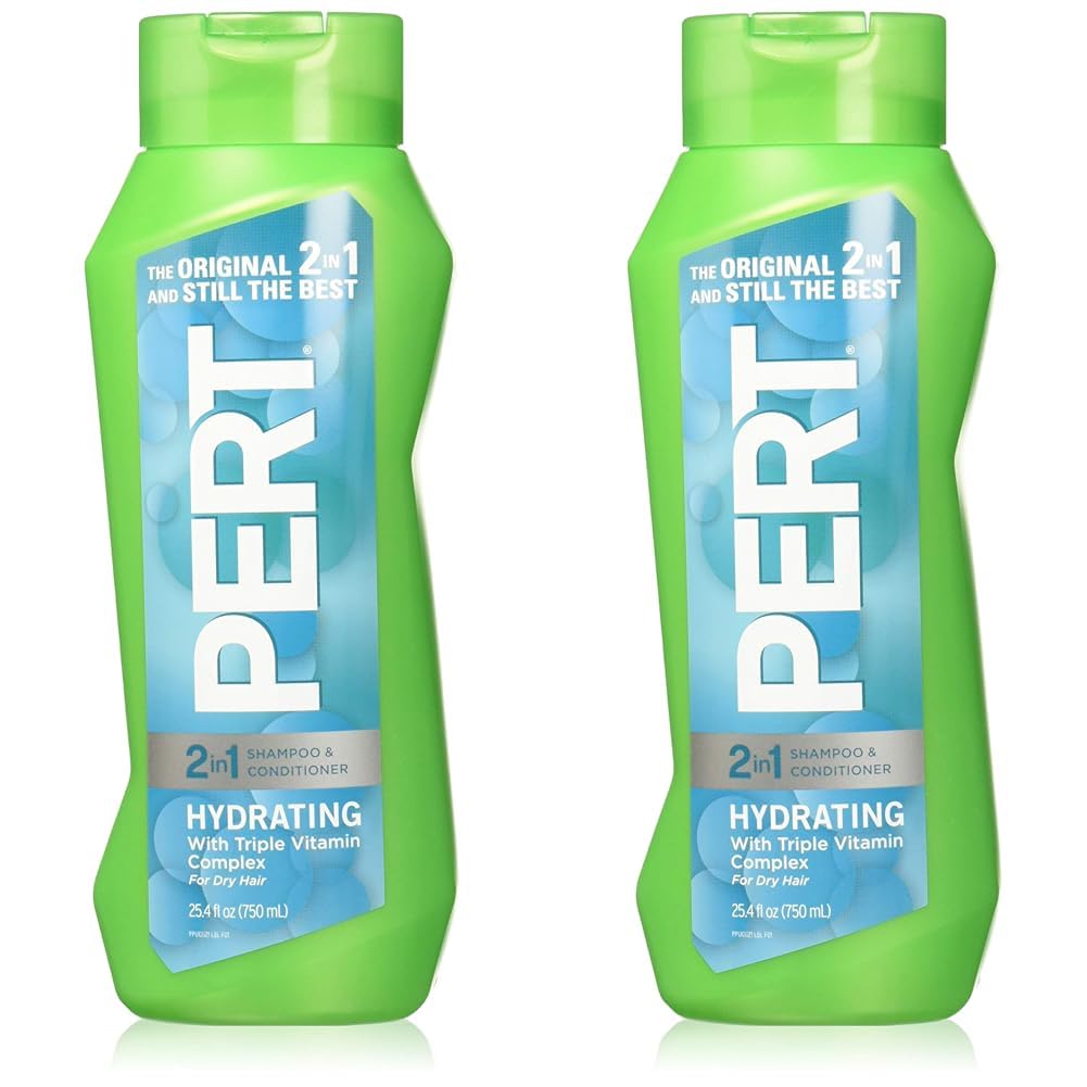 Amazon.com: Pert Haircare - Hydrating - 2 in 1 Shampoo & Conditioner - Net Wt. 25.4 FL OZ (750 ...