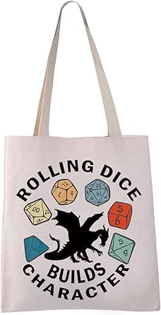 Amazon.com: VAMSII Dungeon Master Dice Bag DND Lover Gifts Rolling Dice ...