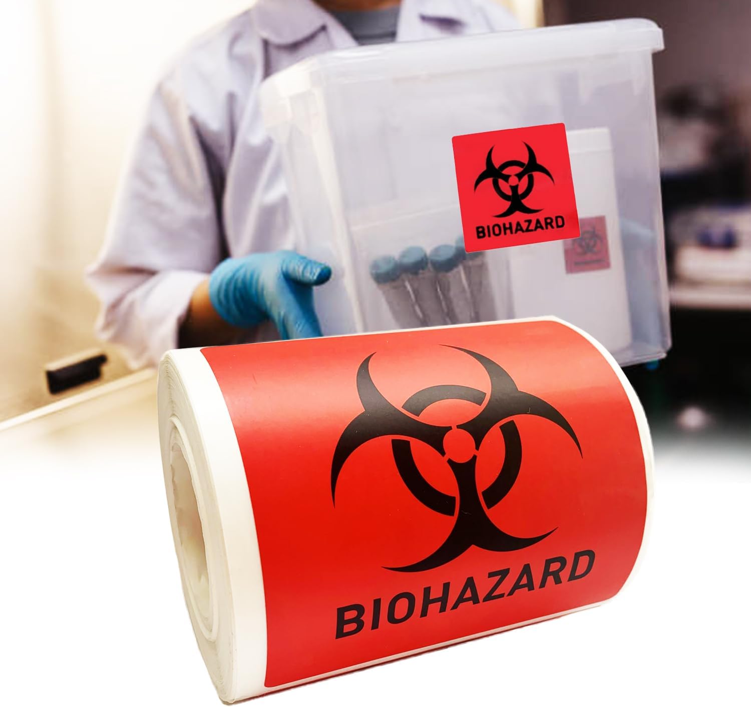 Amazon.com: Biohazard Danger Safety Warning Label - 4"x 4" Waterproof ...