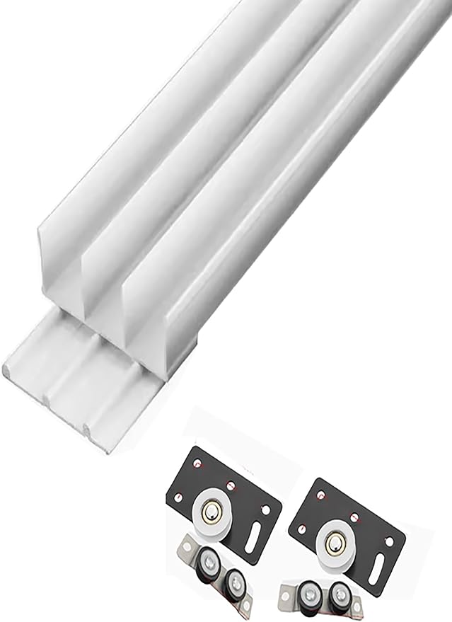 Sliding Wardrobe Door Track Kit，Three Doors Track Sliding Rail, Room ...