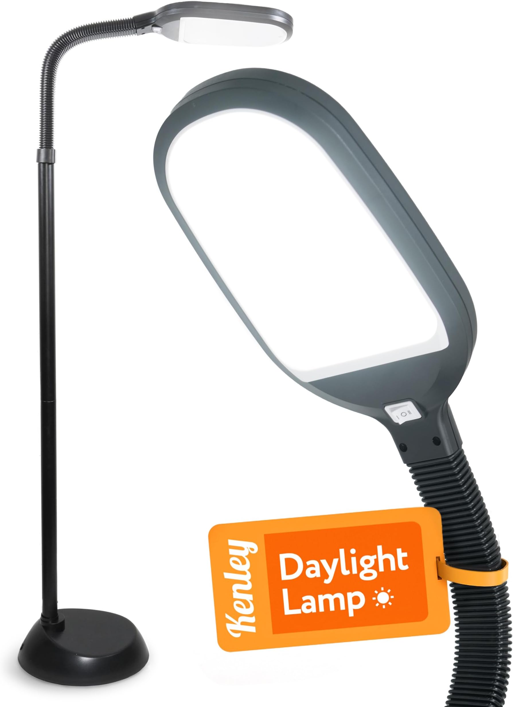 Lifemax 24W High Vision Floor Lamp. Flexible, Daylight Bulb, Reading ...