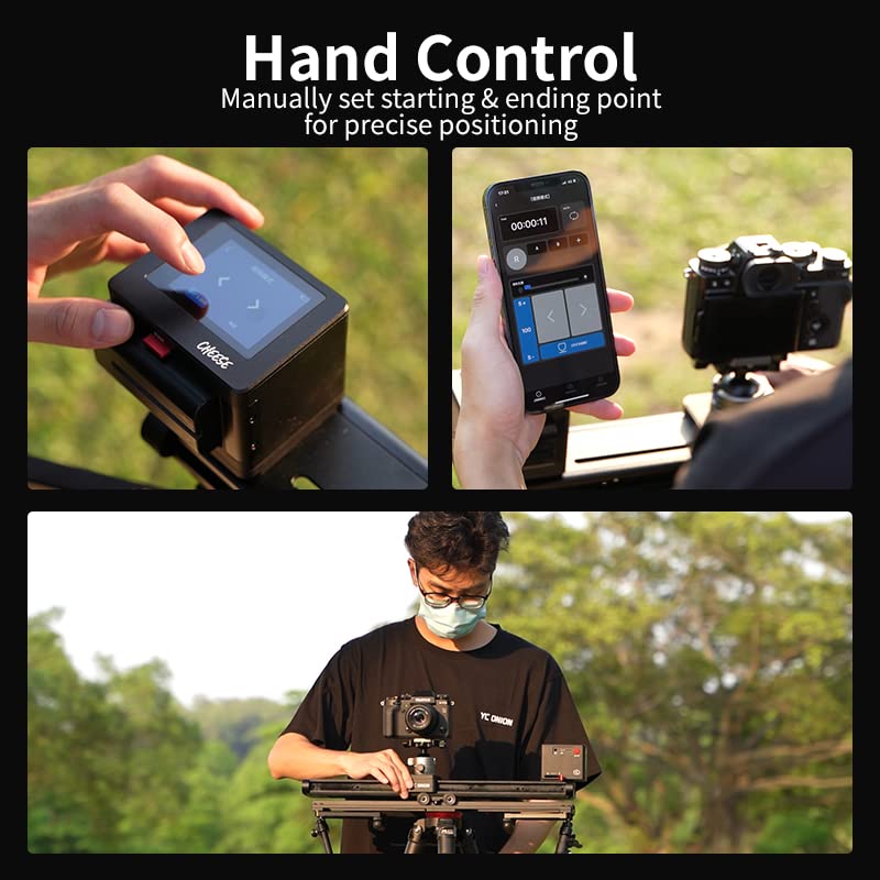 YC Onion Mini Camera Slider Chocolate Pro Cheese Motorized Slider 52cm ...