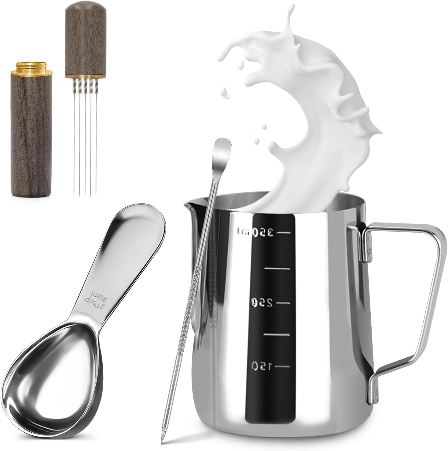 Amazon.com: Milk Frothing Pitcher Espresso Accessories: Milk Pitcher ...