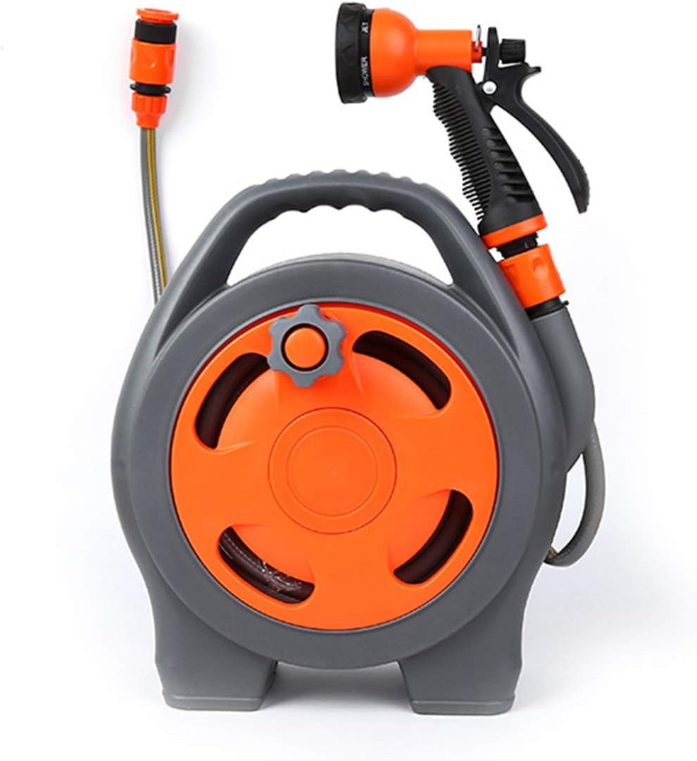Amazon.com: MHUI Mini Garden Hose Reel Cart, Telescopic Hose Reel, with ...
