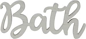 Amazon.com : Bath Script Wall Sign by Ashland®-Spring Décor : Home ...