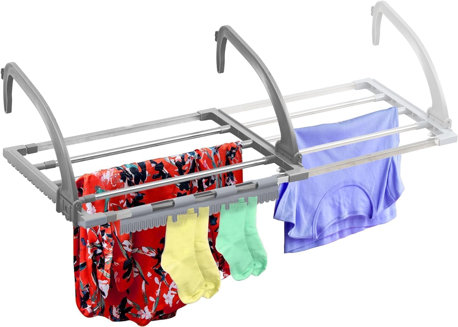 EPISENT Extendable Radiator Clothes Airer | Space-Saving Drying Rack ...