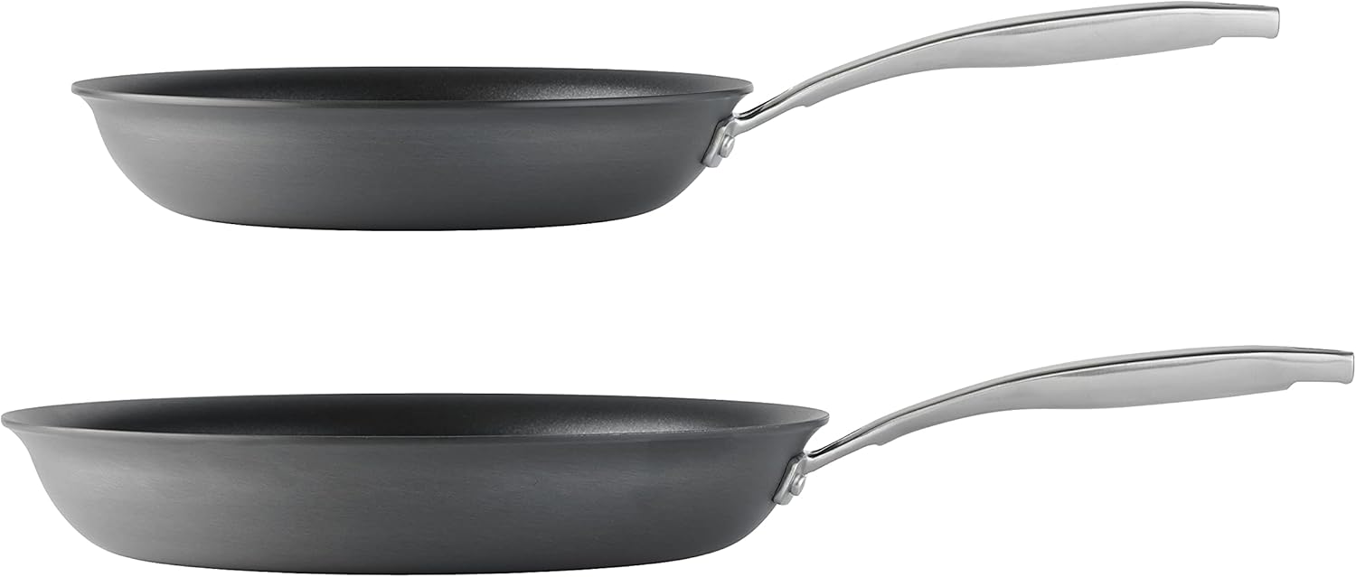 Sauté Pan Hard Anodized 2 Pk 10′ & 12′, 80123/008DS – CookingFreshs